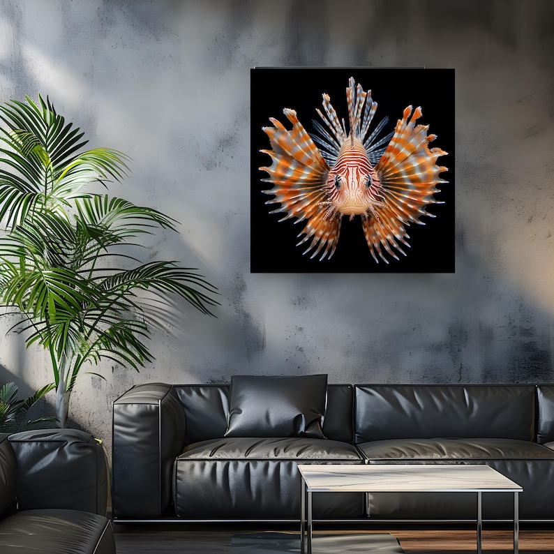 Lionfish Art Print, Unique Home Decor (digital Download) - Etsy