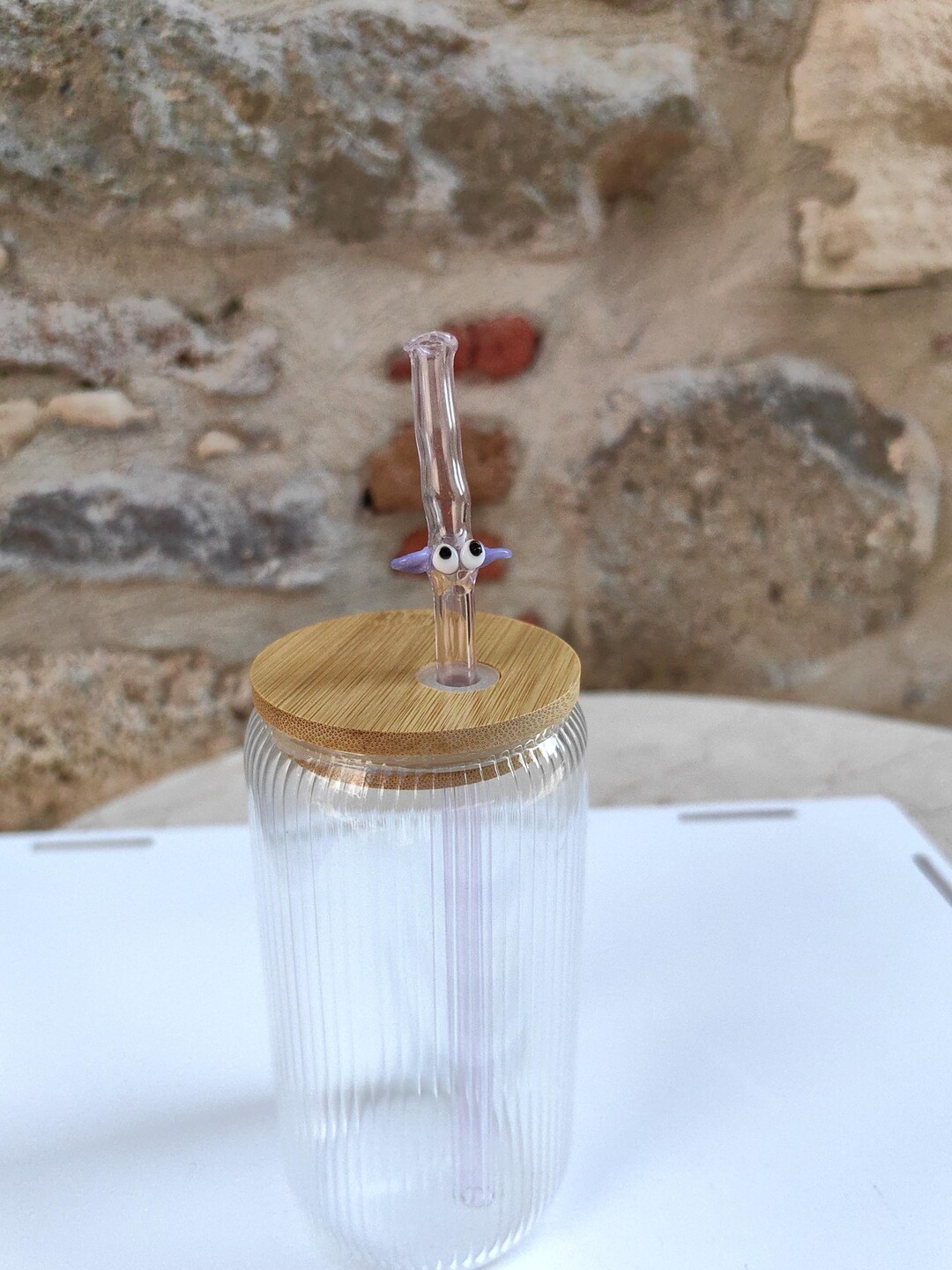 Handmade Elephant Trunk Glass Straw: Novelty Smoothie Straw - Etsy