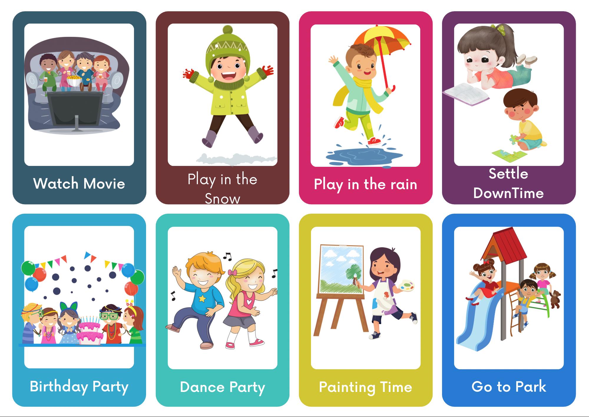 Flash Cards for Visual Schedule + Handwashing Poster - Etsy