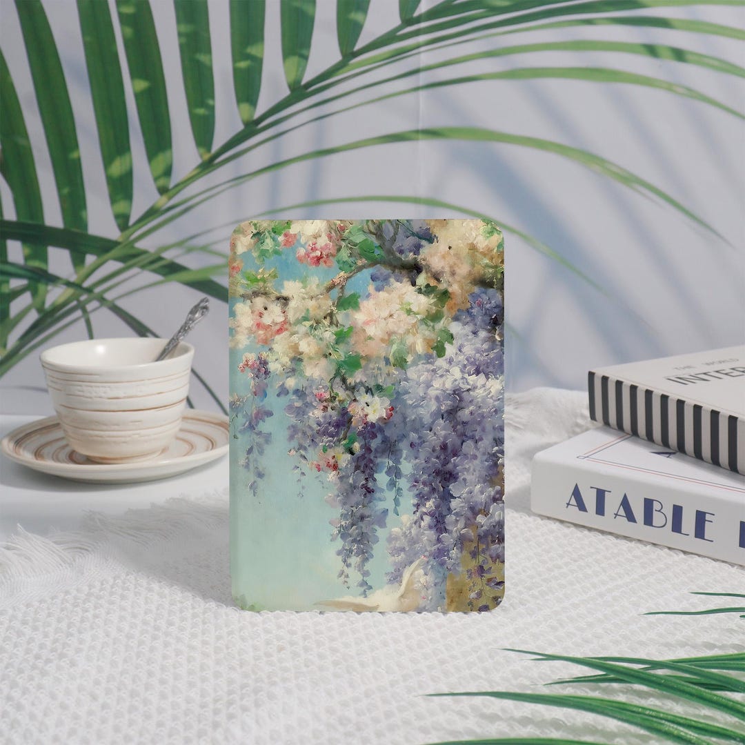 Oil Painting Flowers Kindle Case With Auto Wake/sleep,paperwhite 2024 ...