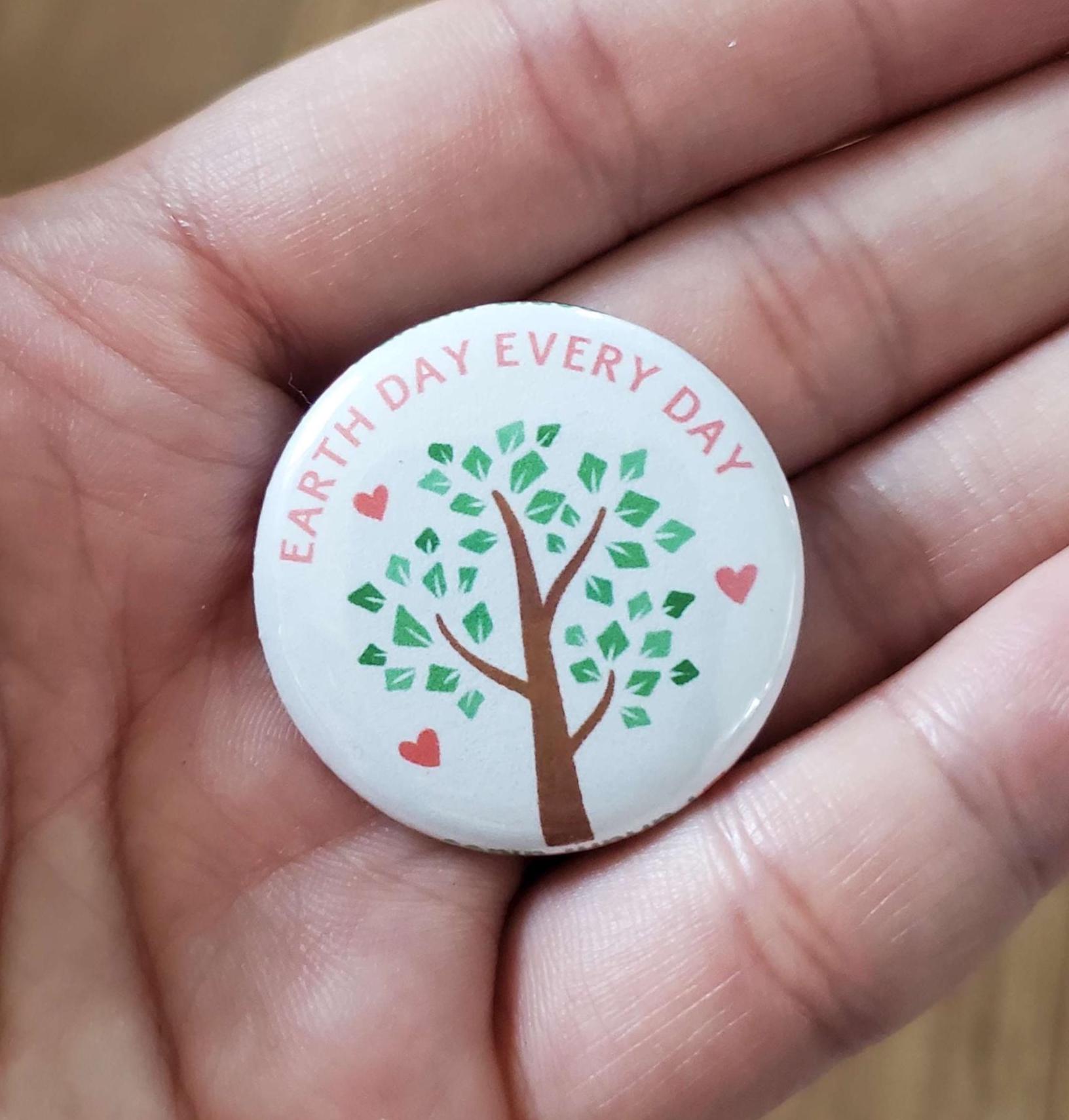 Earth Day - Recycle - Sustainability - Set of 5 Pinback Buttons (1.25 ...