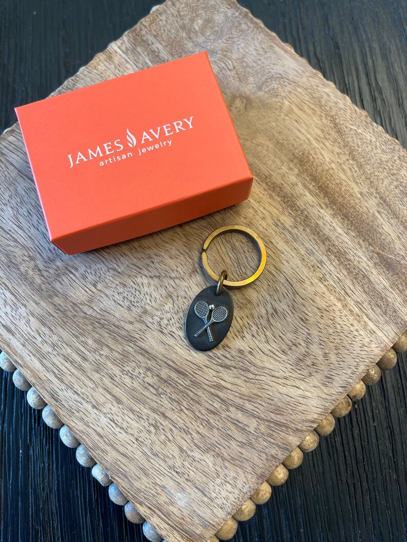 Rare Retired James Avery Tennis Racket Key Chain - Etsy