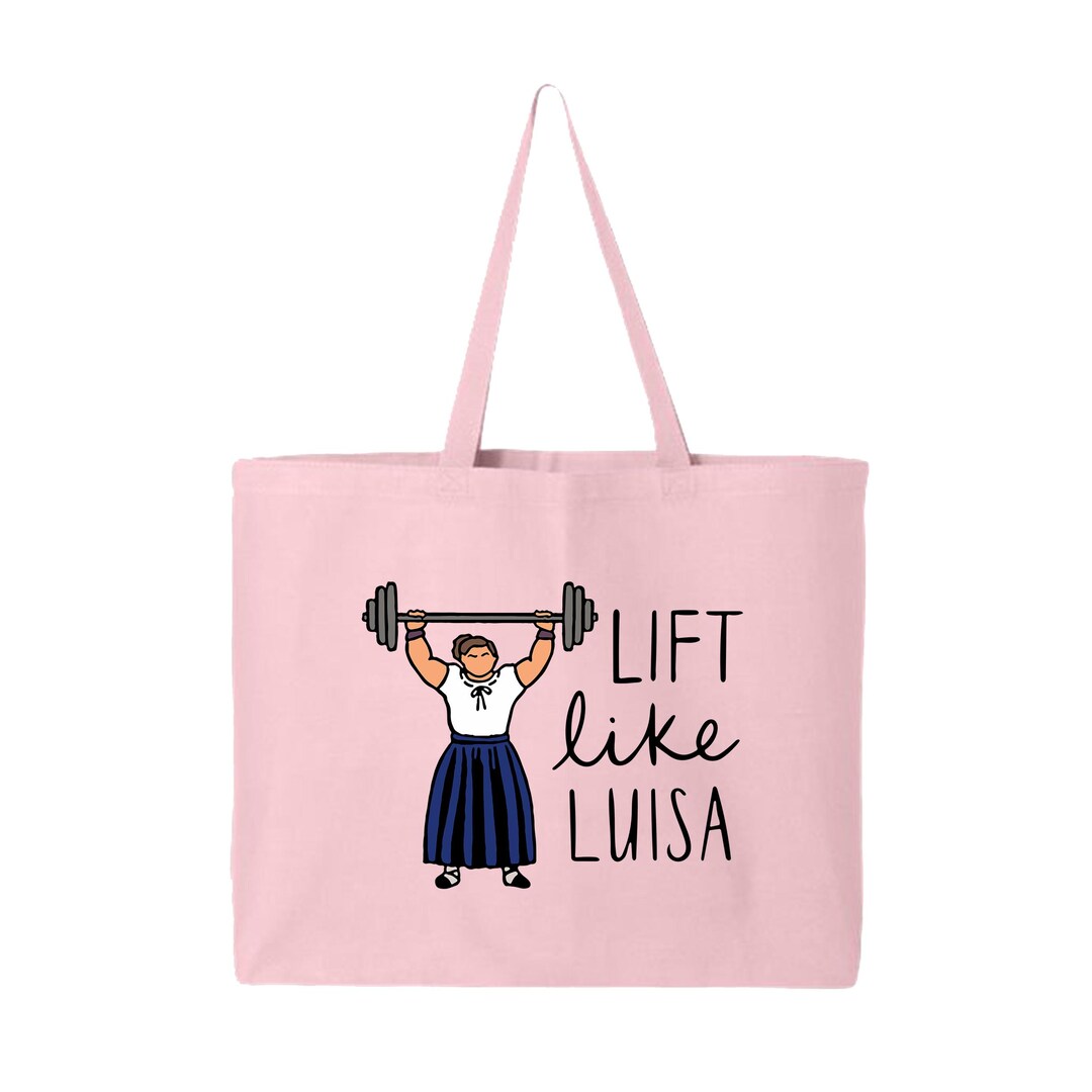 Lift Like Luisa Tote Bag, Encanto Luisa Madrigal Bag, Luisa Gym Workout ...