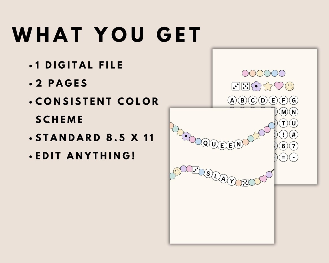 Friendship Bracelet PNG Friendship Bead Bracelet Alphabet Bead Letter ...