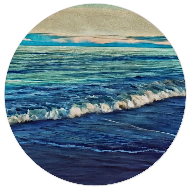 Set of 8 Linen Notecards With Matching Seals atlantic Seashore - Etsy