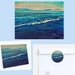 Set of 8 Linen Notecards With Matching Seals atlantic Seashore - Etsy