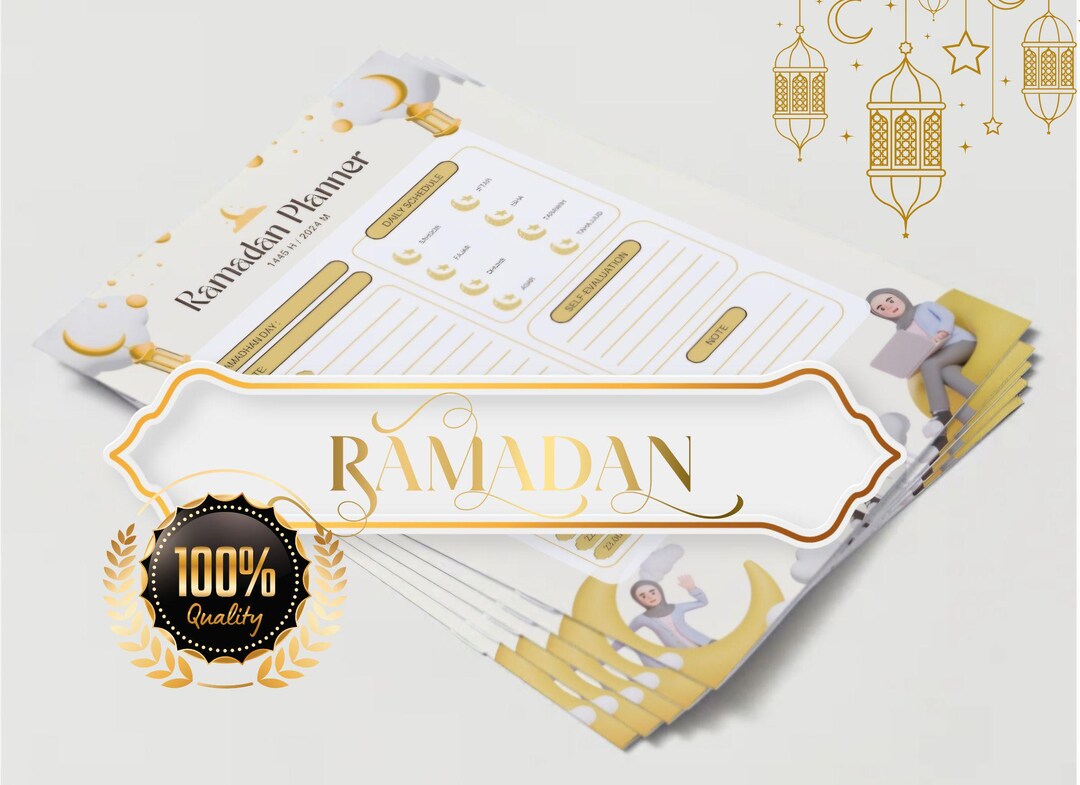 Ramadan Planner Digital, Islamic Planner, Prayer Journal, Ramadan ...