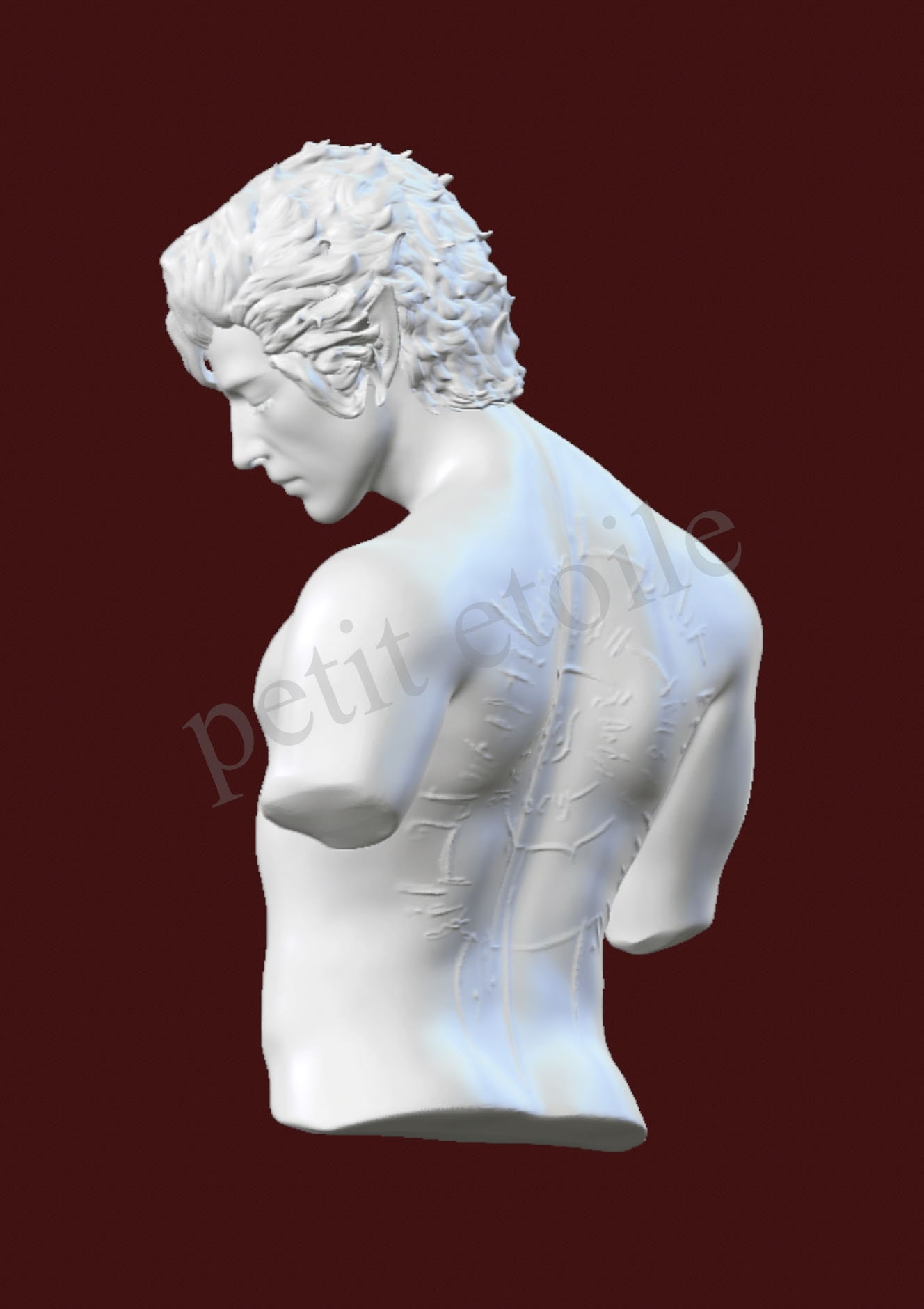 Baldur's Gate 3 Astarion 3d Model STL Sculpture "forgiveness" - Etsy