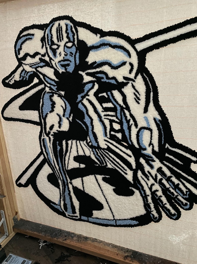 Custom Surfer Comic Rug - Etsy