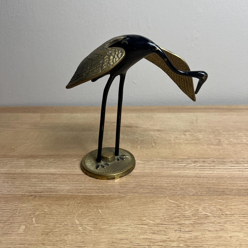 Brass Cranes Sculpture - Etsy