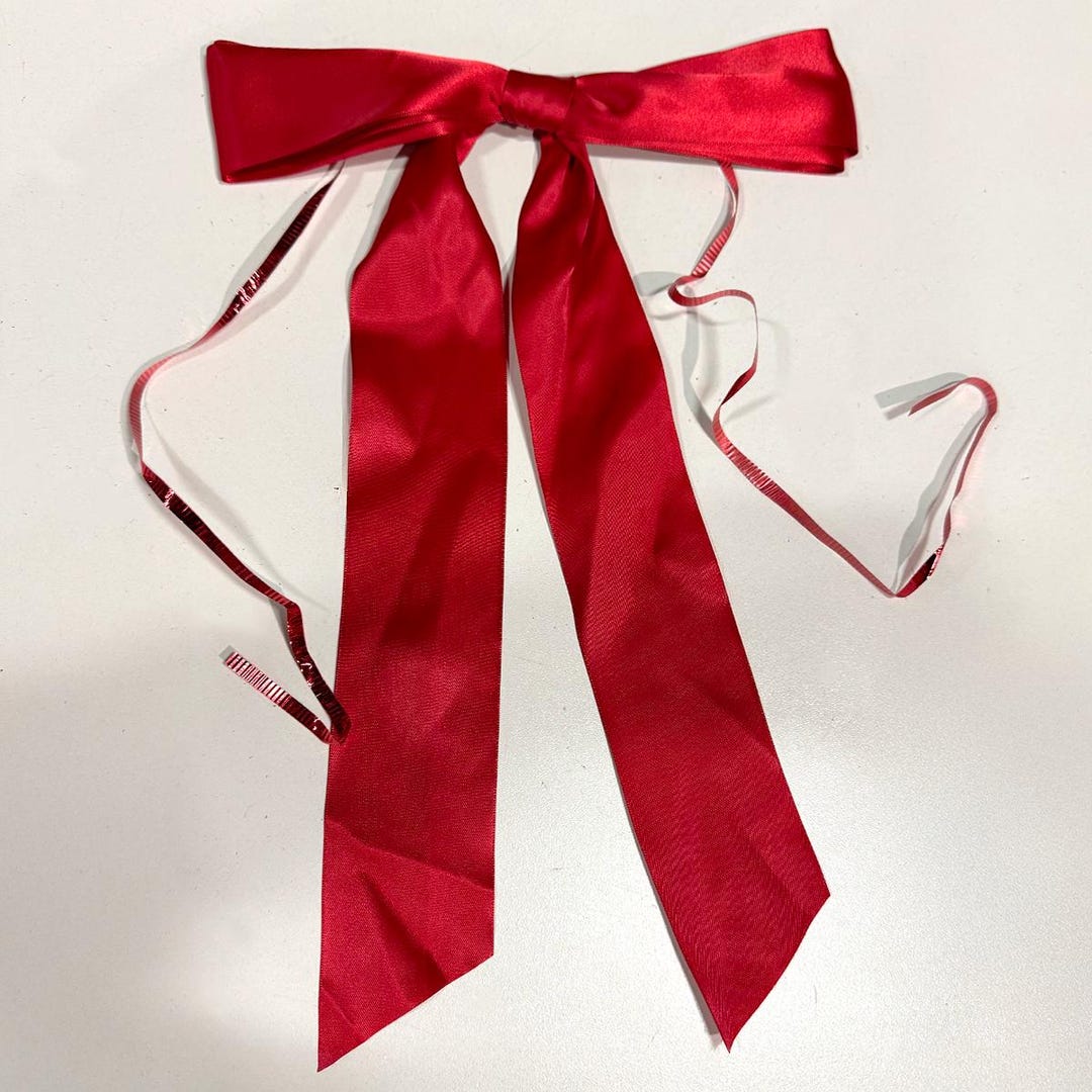 Red Bow With Curly Ribbon 10” - Pack of 170 - Etsy