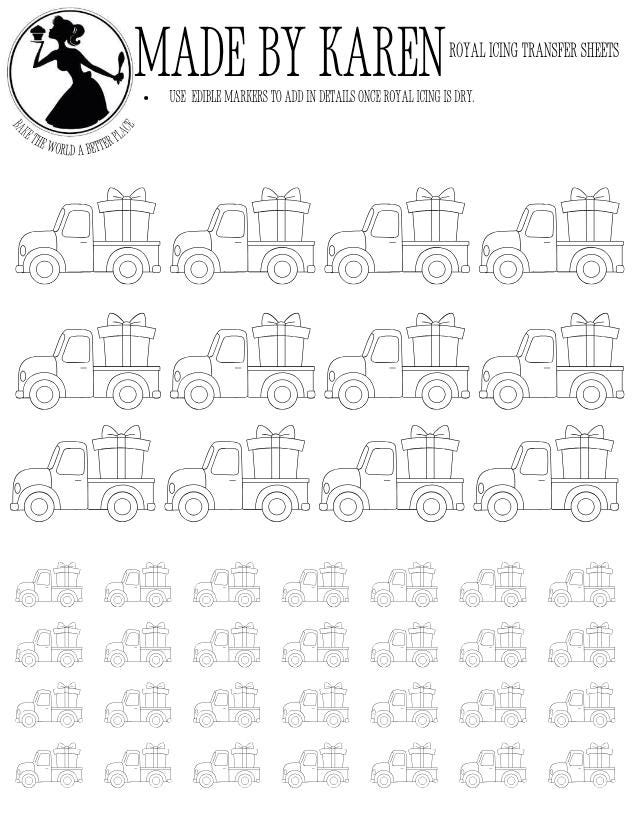 Royal Icing Transfer Sheets - Etsy