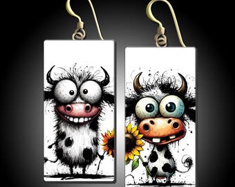 LIMITED SERIES Whimsical and Funny Polymer Clay Earrings - Etsy