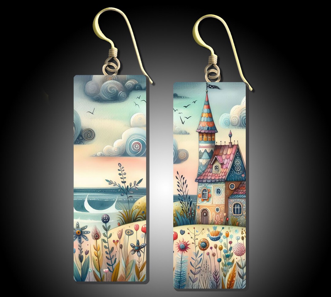 LIMITED SERIES Fairy Tales Polymer Clay Earrings - Etsy