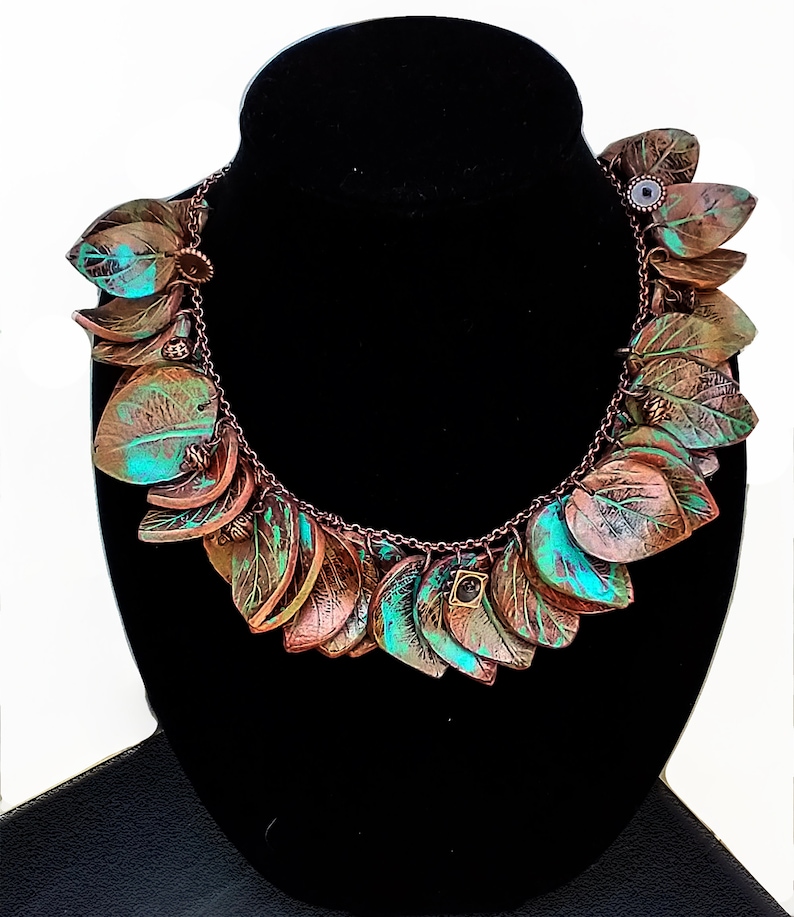 Leaves Necklace - Etsy