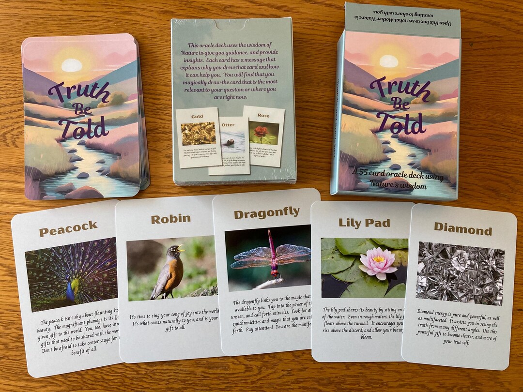 Truth Be Told is a 55 Card Oracle Deck Using Nature’s Wisdom to Guide ...