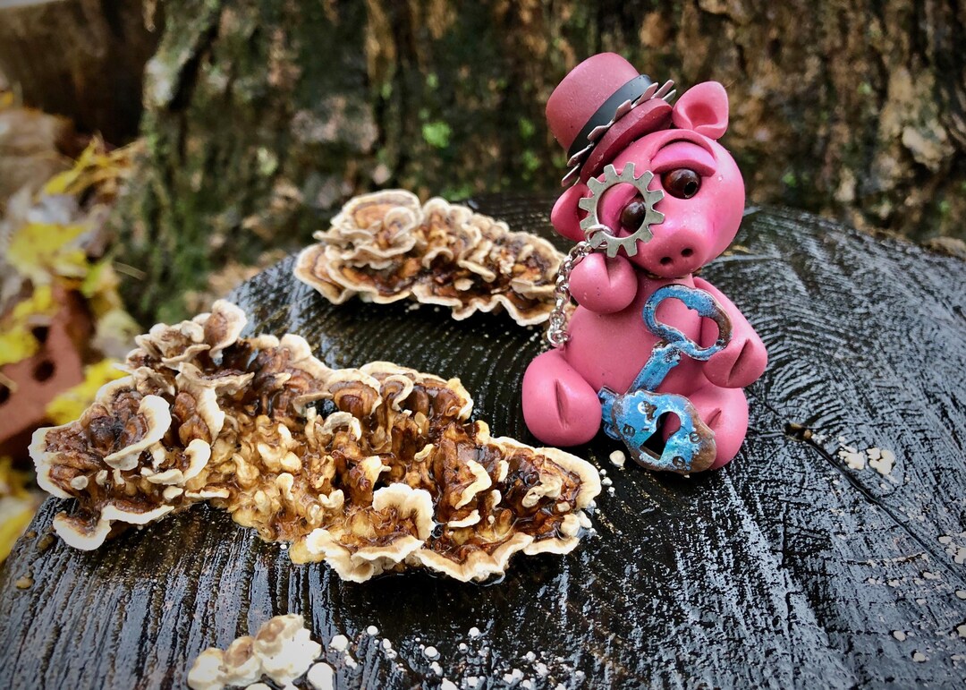 Polymer Clay STEAMPUNK PIG Figurine - Etsy