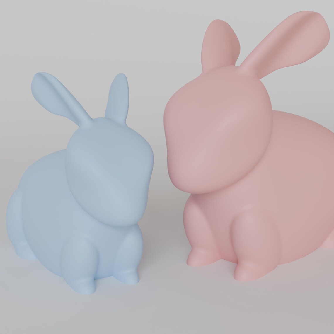Easter Decor 3D Print File Easter Bunny STL 3D Print Cute Rabbit Decor ...