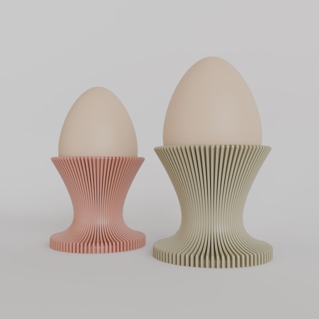 Easter Decor 3D Print File Easter Egg Holder STL 3D Print Egg Stand ...