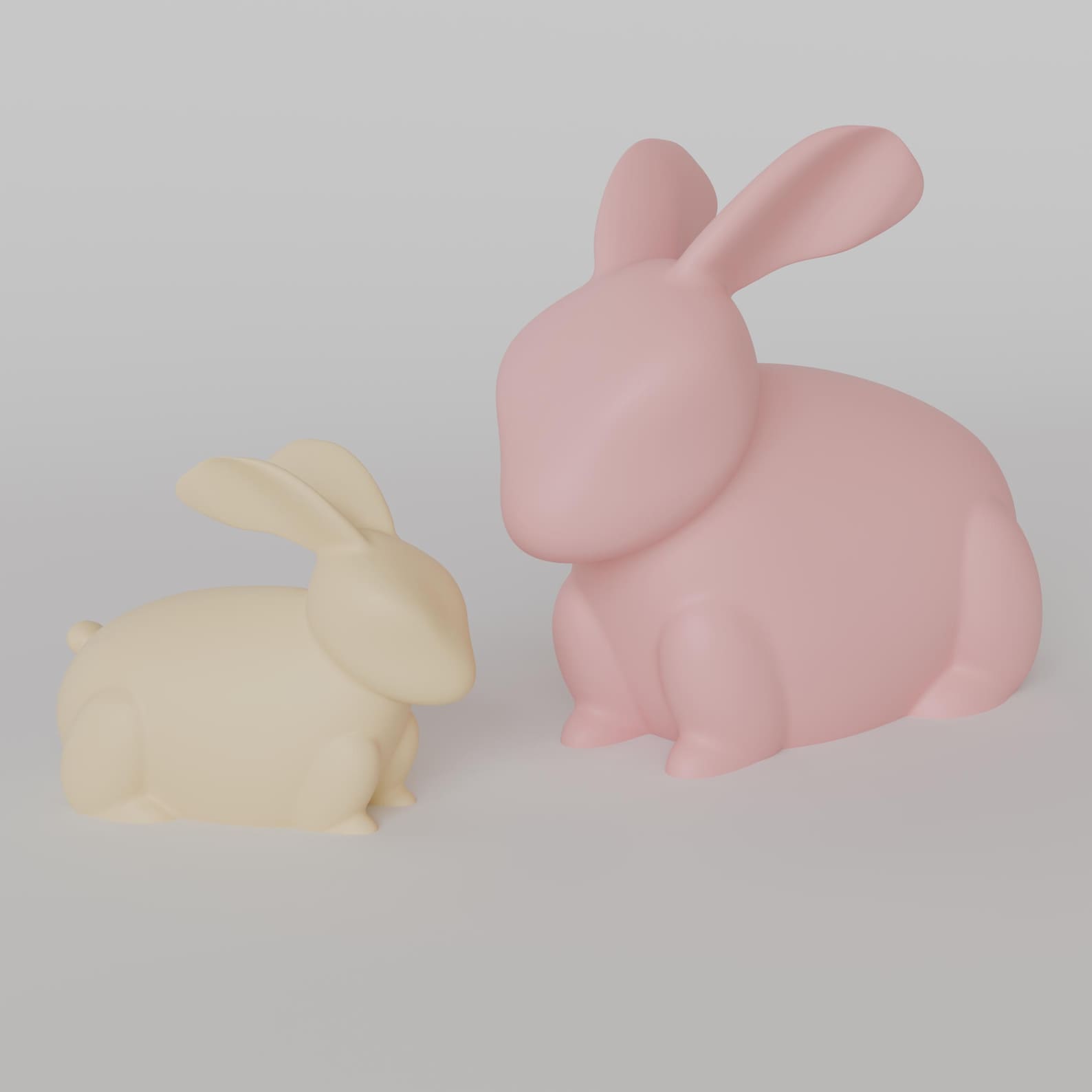 Easter Decor 3D Print File Easter Bunny STL 3D Print Cute Rabbit Decor ...