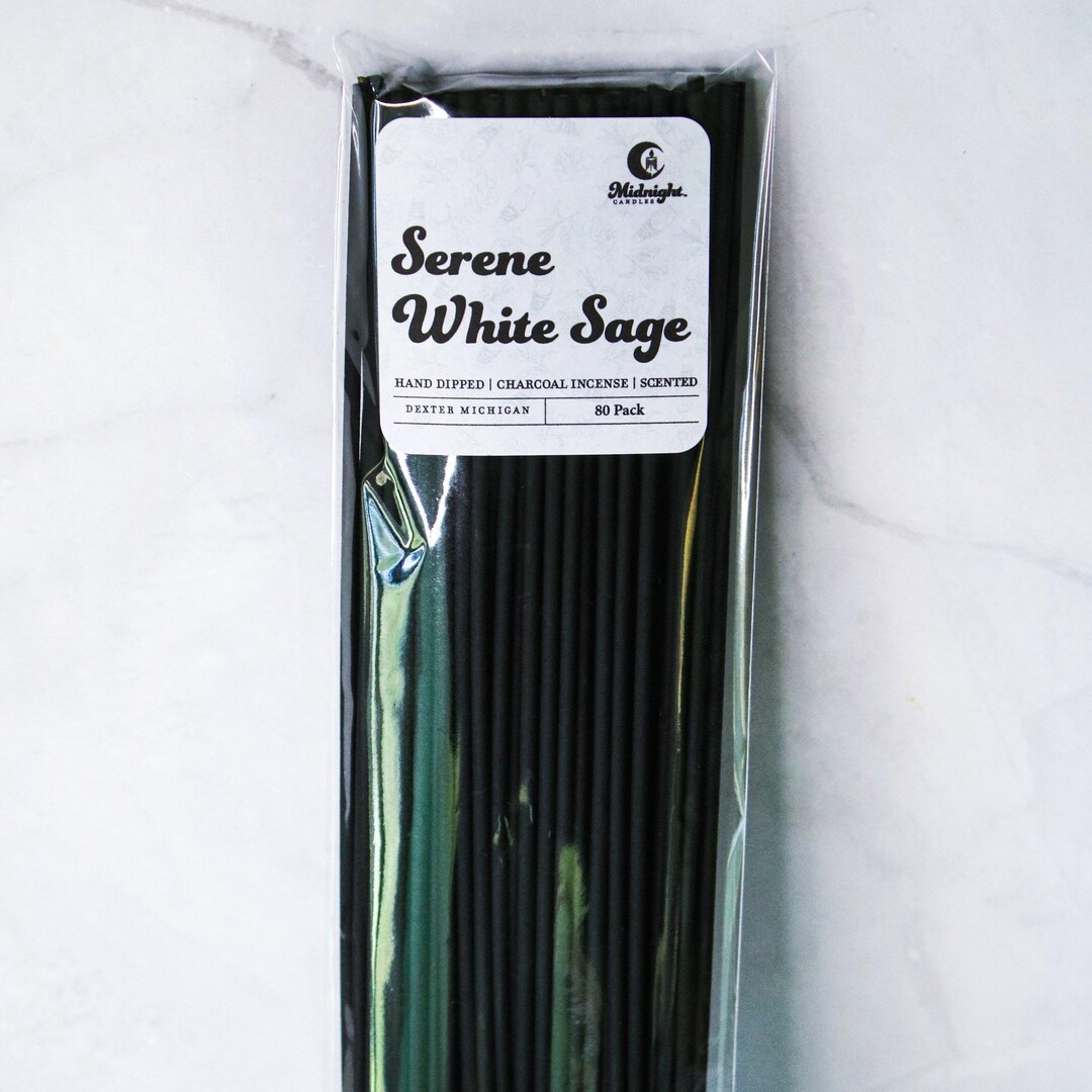 White Sage Incense Sticks, 4.4oz 80 Pack, Pure White Sage, Cleansing ...