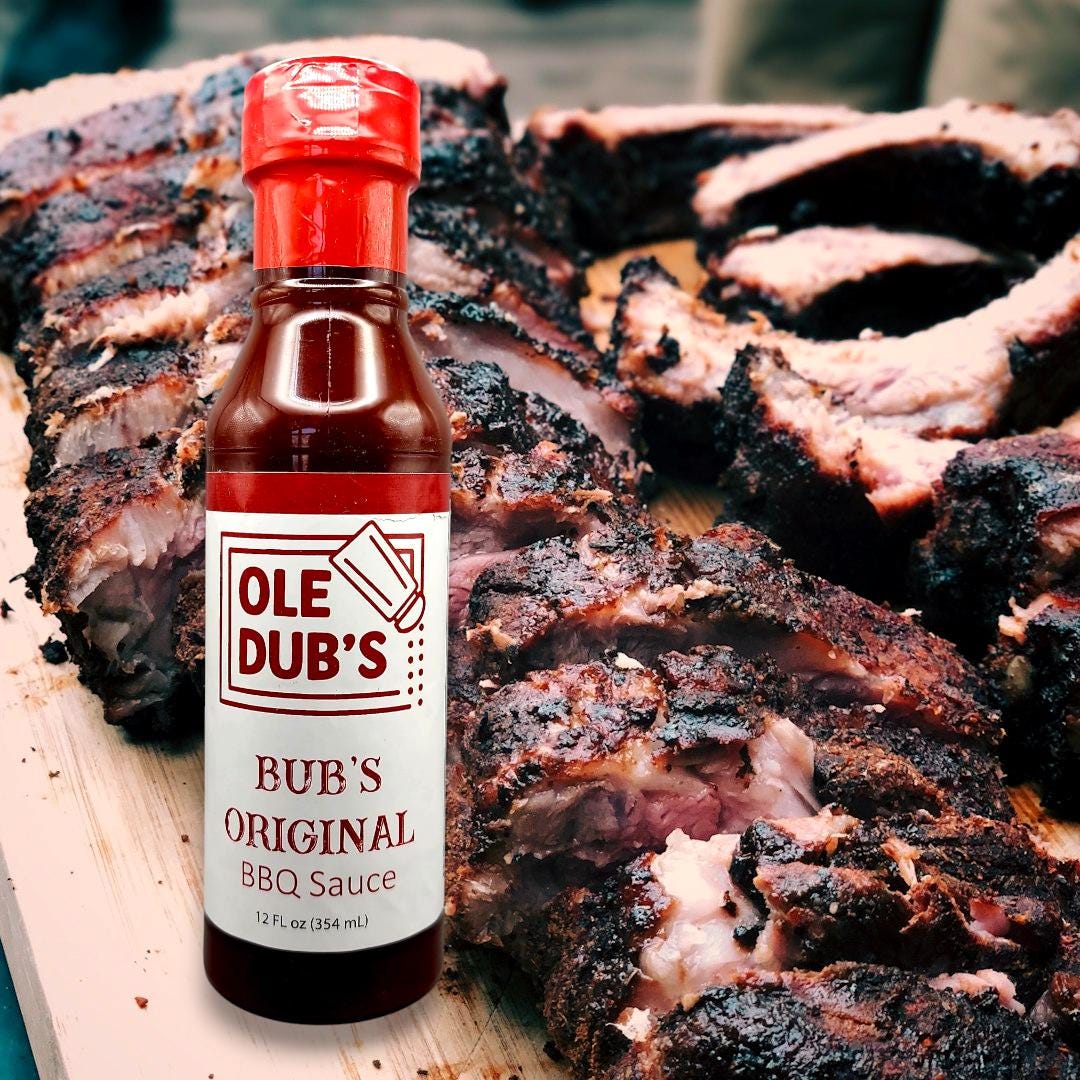 Ole Dub's - Bub's Original Barbecue Sauce - Etsy