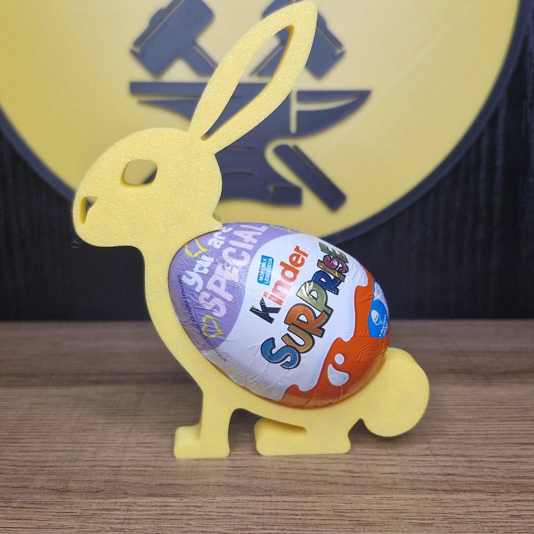 Easter Bunny Kinder Egg Holder - Etsy
