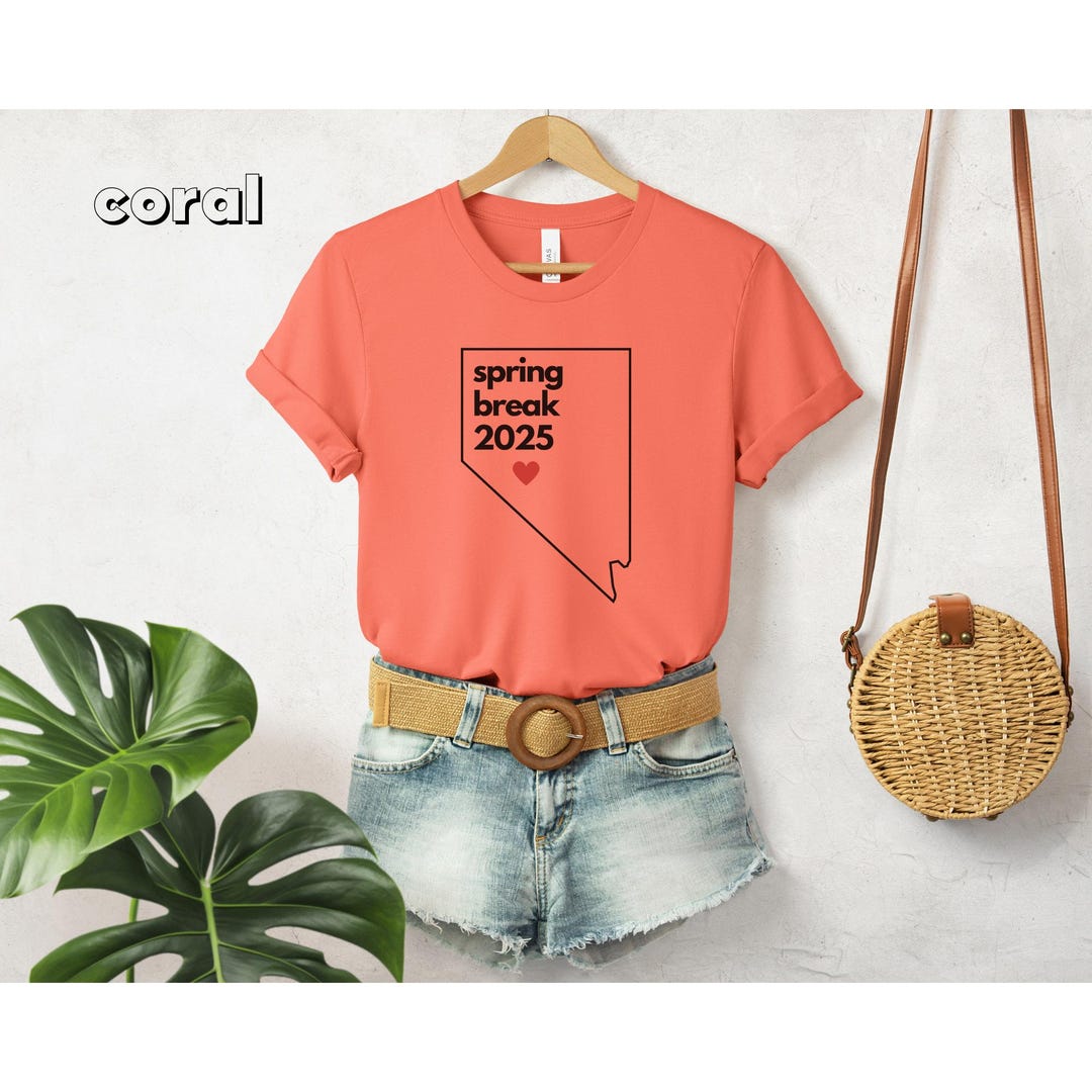 Custom Nevada Spring Break 2025 Family T-shirt, Custom Bella and Canvas ...