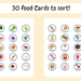 Healthy & Unhealthy Food Sorting Game-fun Printable Activity for Kids ...