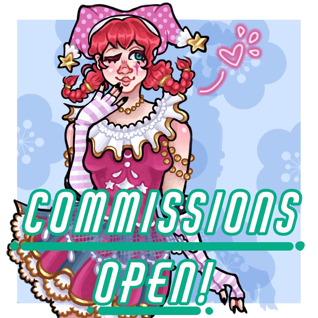 HALF BODY Digital Character Illustration Commissions - Etsy