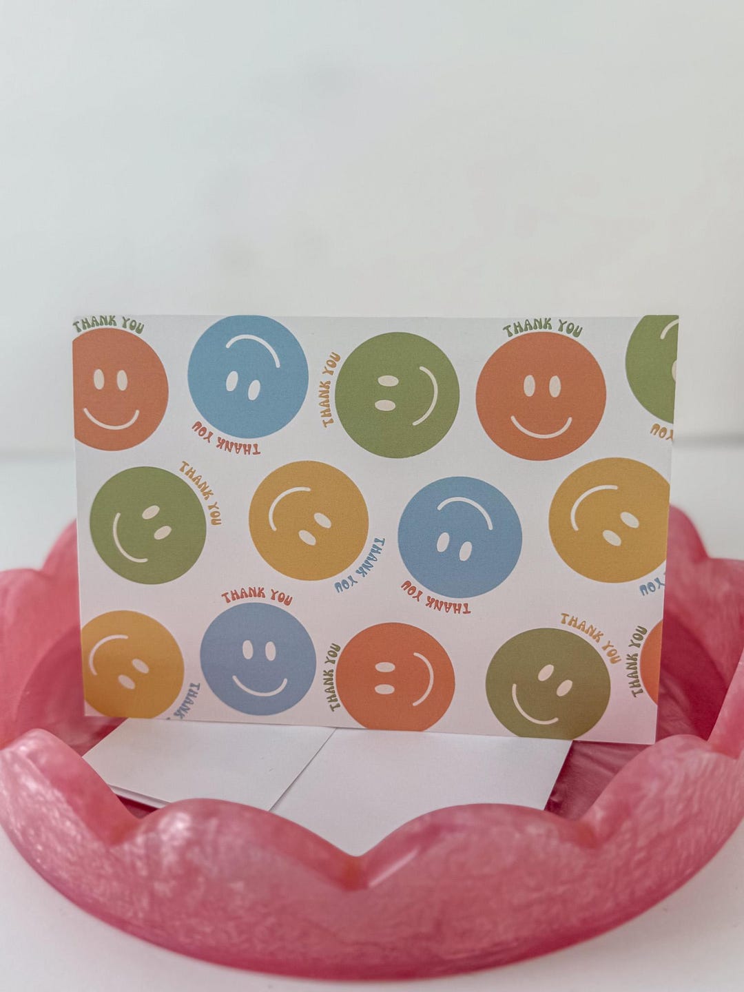 Thank You Greeting Card | Blank Card | Happy Face | Smiley Face | Muti ...