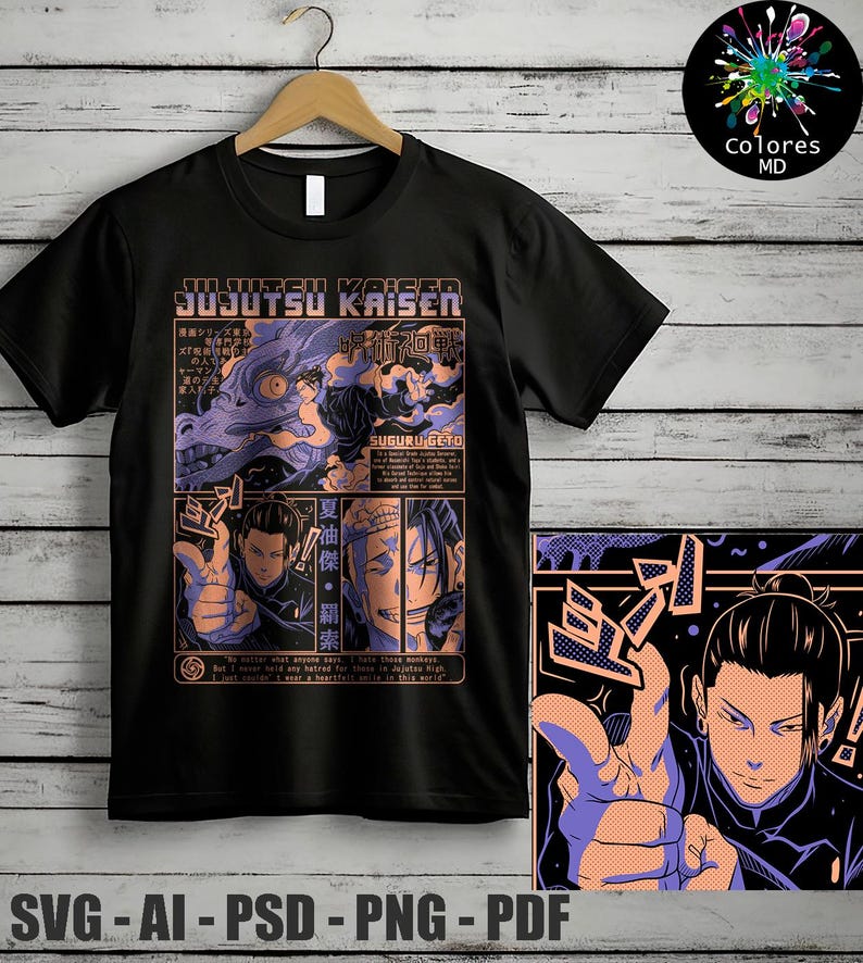 Jujutsu Kaisen Suguru Geto Svg Vector - Etsy Australia