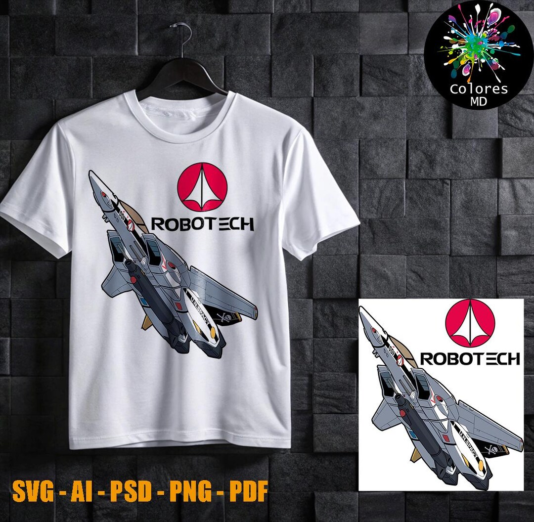 Robotech Macross Valkyrie Vf-1s Skull Svg Vector - Etsy