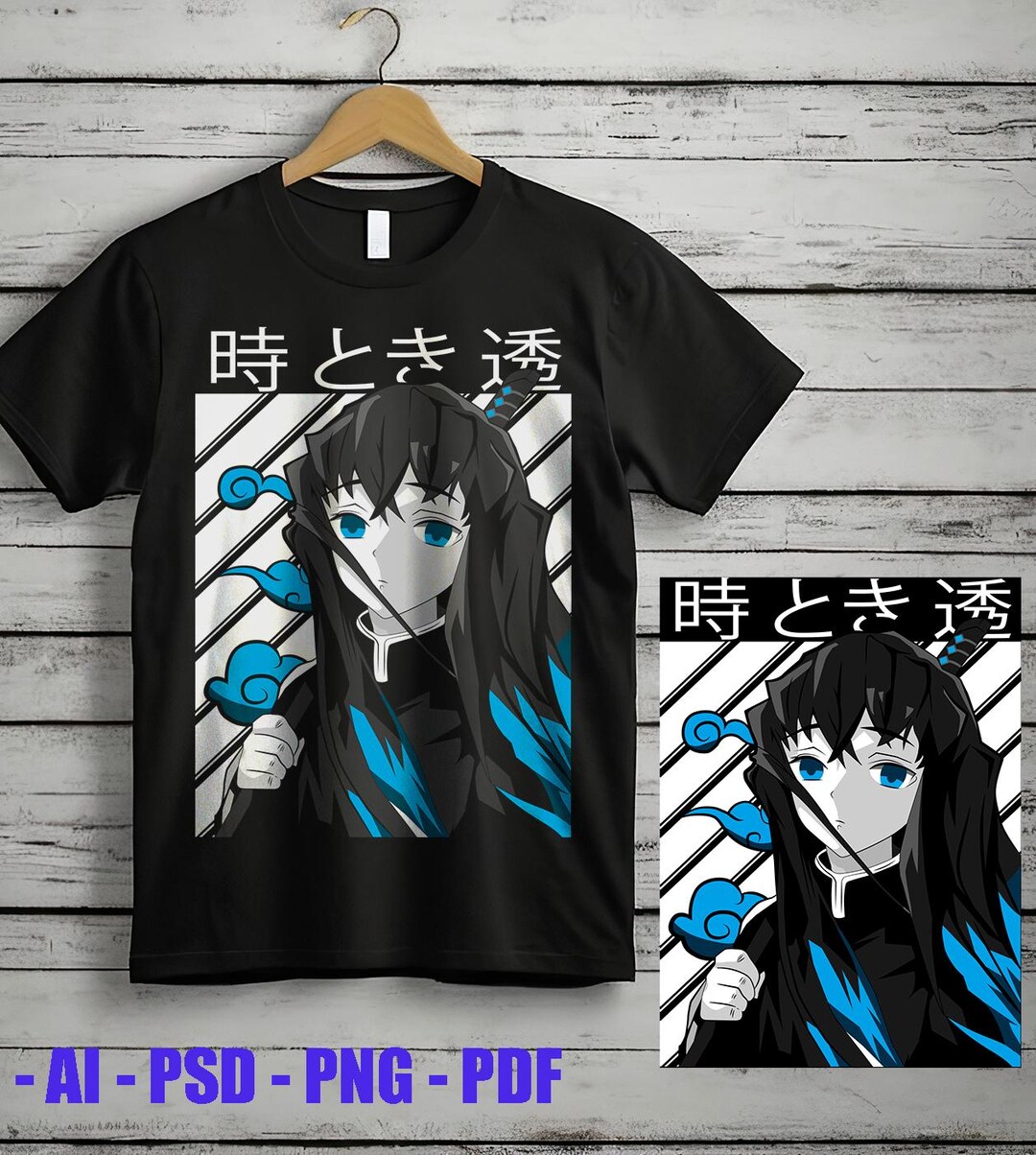 Kimetsu No Yaiba Demon Slayer Tokito Svg Vector - Etsy