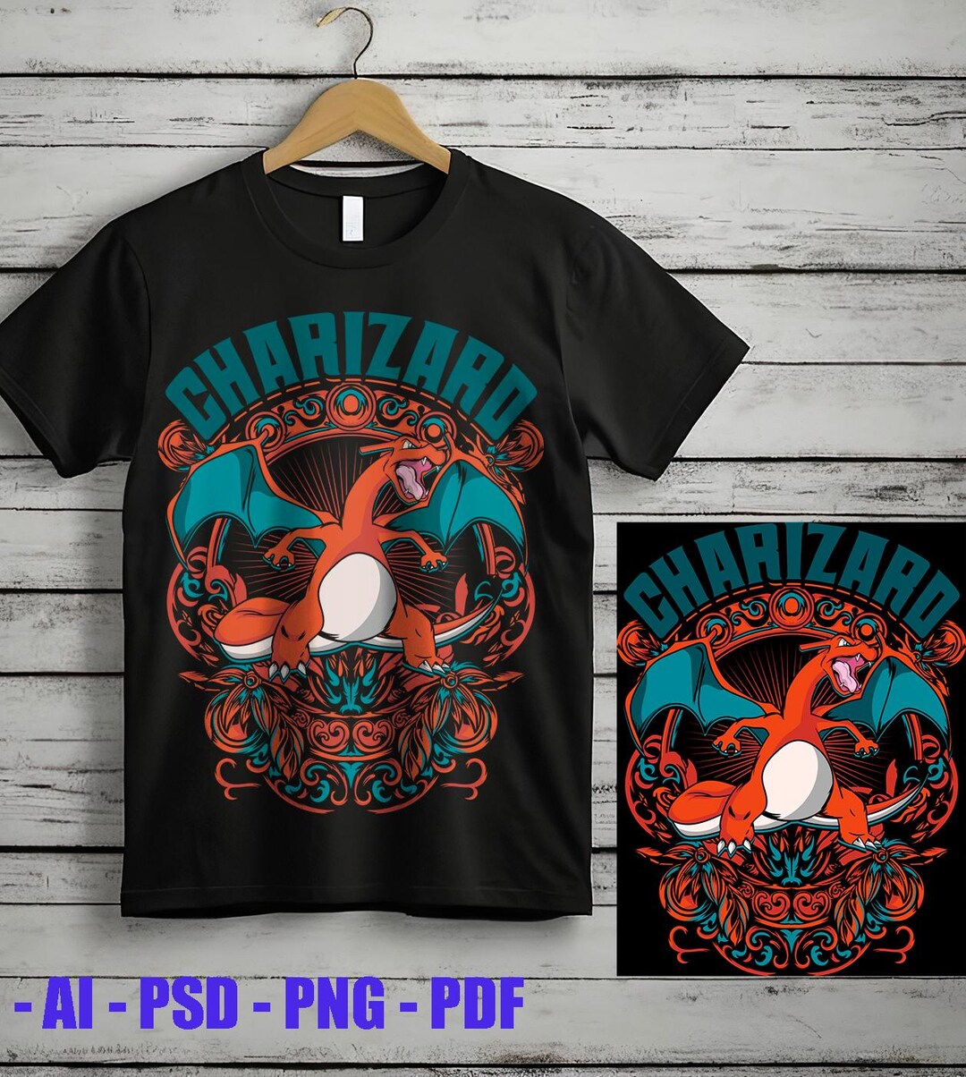 Pokemon Charizard Svg Vector - Etsy