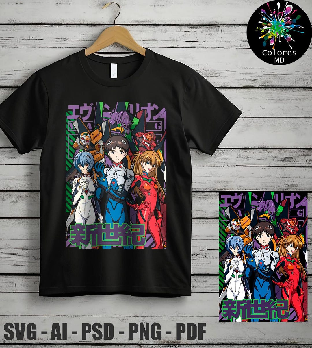 Evangelion Eva Pilots Svg Vector - Etsy