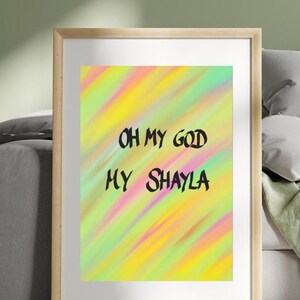 My Shayla Meme |digital Poster | Modern Wall Art | Instant Download ...