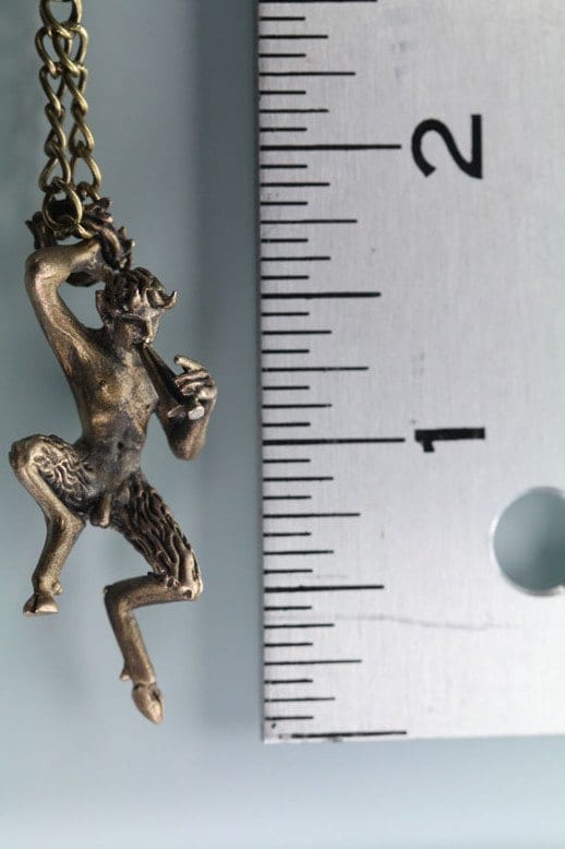 Pan Necklace in Solid Bronze Made in NYC - Etsy