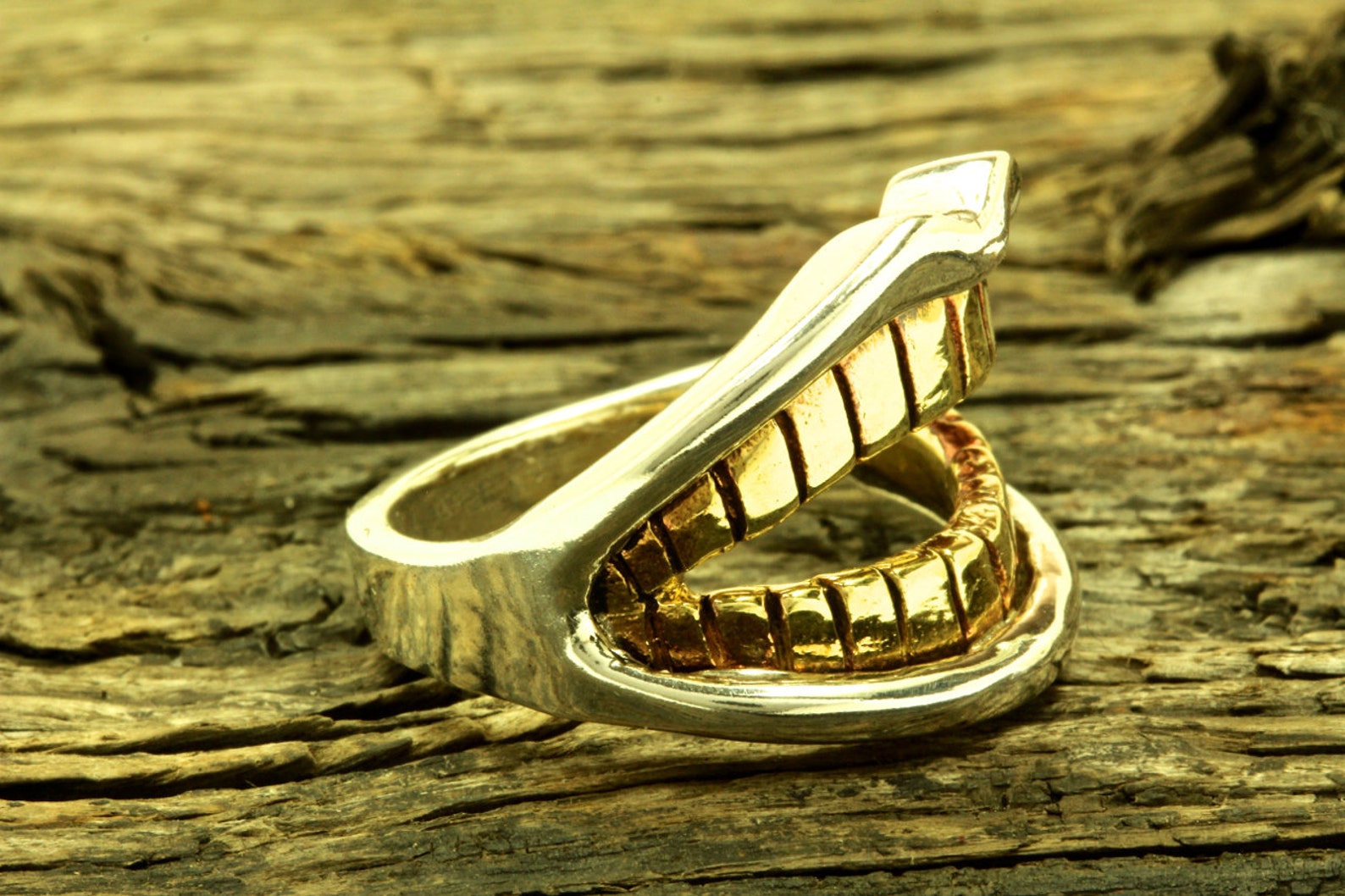 Smiley Teeth Ring Sterling Silver Made in NYC - Etsy