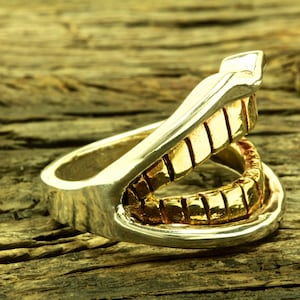 Smiley Teeth Ring Sterling Silver Made in NYC - Etsy