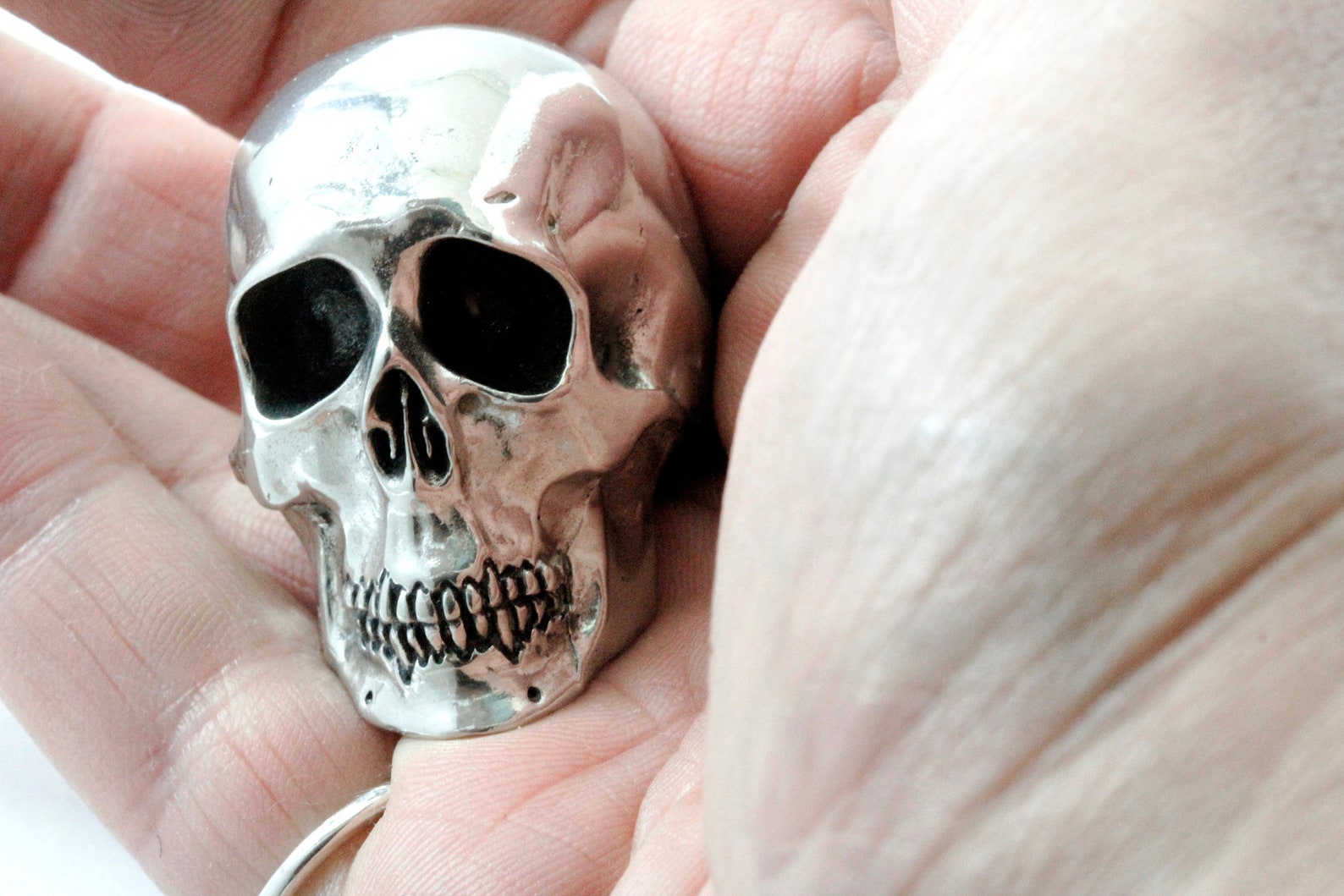 Medium Metal Skull Made in NYC - Etsy
