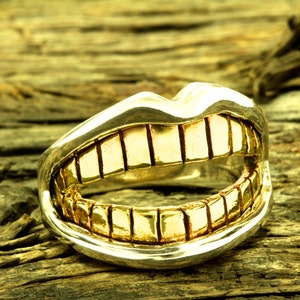 Smiley Teeth Ring Sterling Silver Made in NYC - Etsy