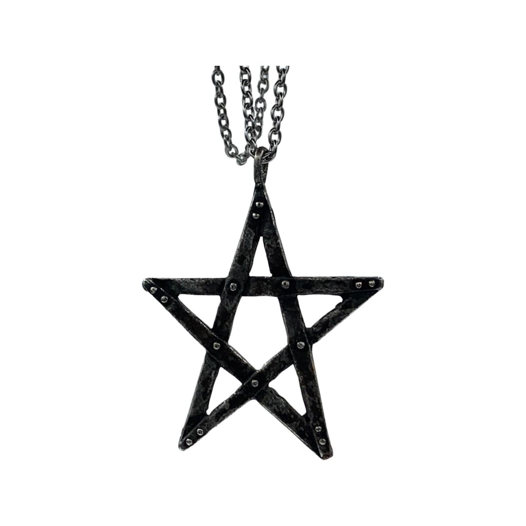 Big Pentagram Necklace Made in NYC - Etsy