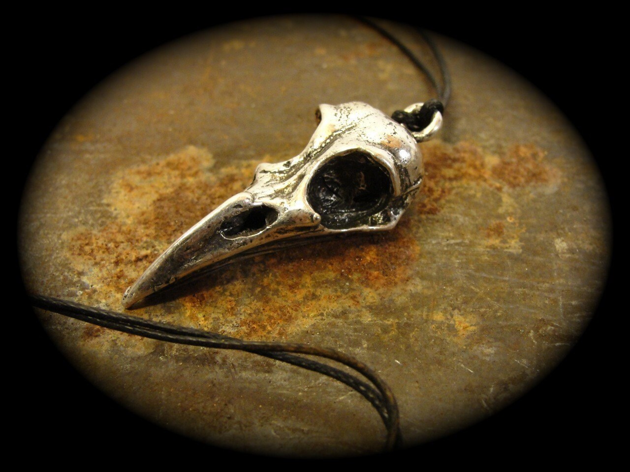 Bird Skull Necklace Free Shipping US Made in NYC - Etsy