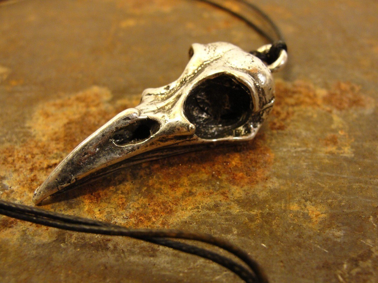 Bird Skull Necklace Free Shipping US Made in NYC - Etsy