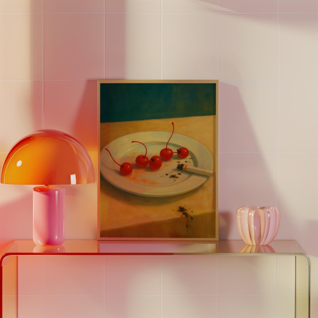 Cigarettes Poster, Kitchen or Bar Decor - Etsy