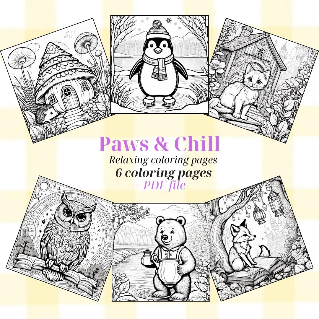 Easy Peasy Coloring Fun for Little Ones - 6 Pages of Delightful Toddler ...