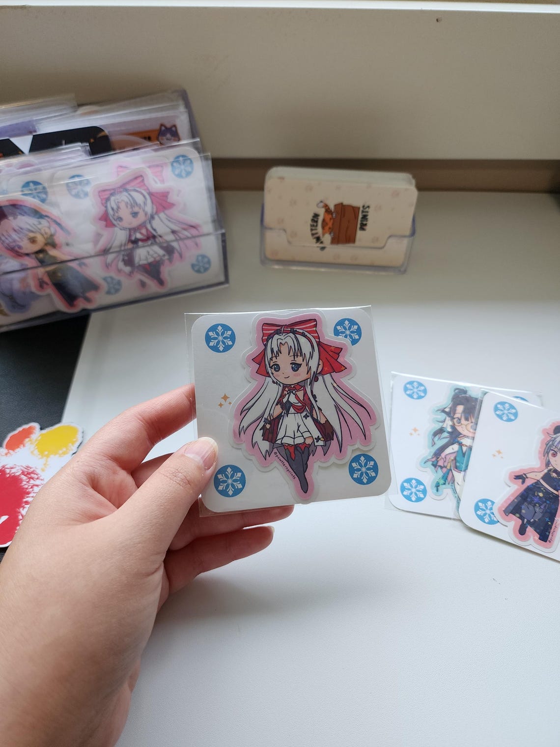 Anime Gaming Stickers | Fan Art | Kawaii Stationery | Holographic Vinyl ...