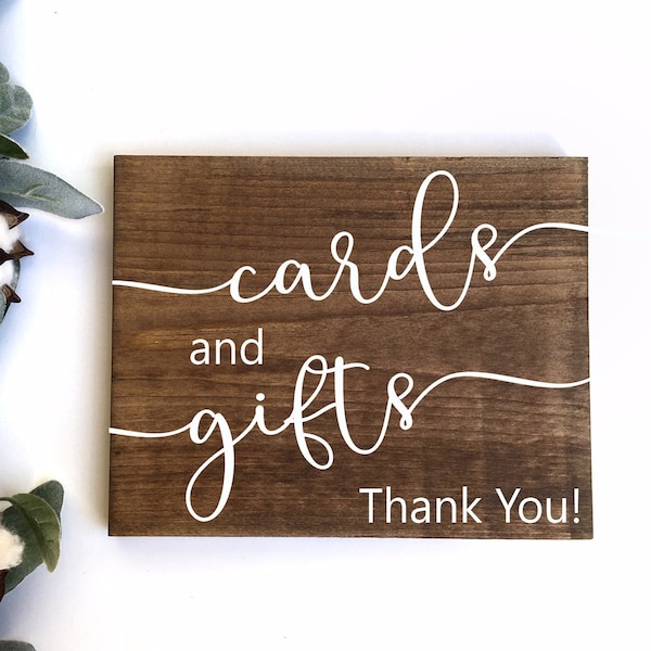 Gift Table Sign - 60+ Gift Ideas for 2024