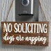 No Soliciting Sign, No Soliciting Dog Sign, Wreath Sign, No Soliciting ...